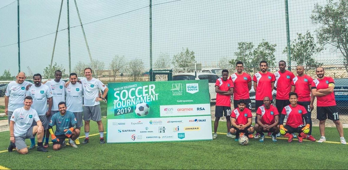 Dubai South hosts its second Soccer tournament for logistics partners