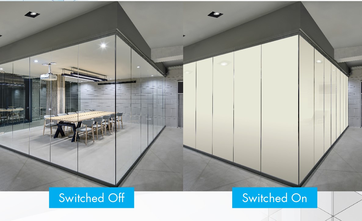 Sophisticated Switchable Glass - SmartLite of Emirates Glass Changes ...