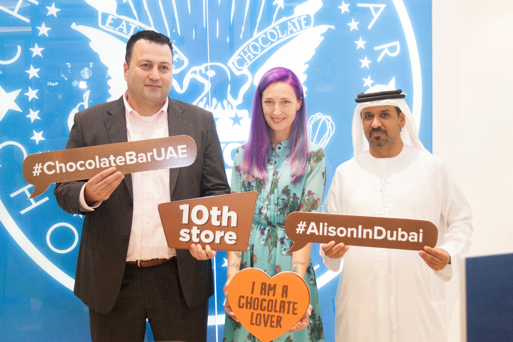 Alison Nelson, in Dubai to celebrate the opening of the tenth Chocolate ...