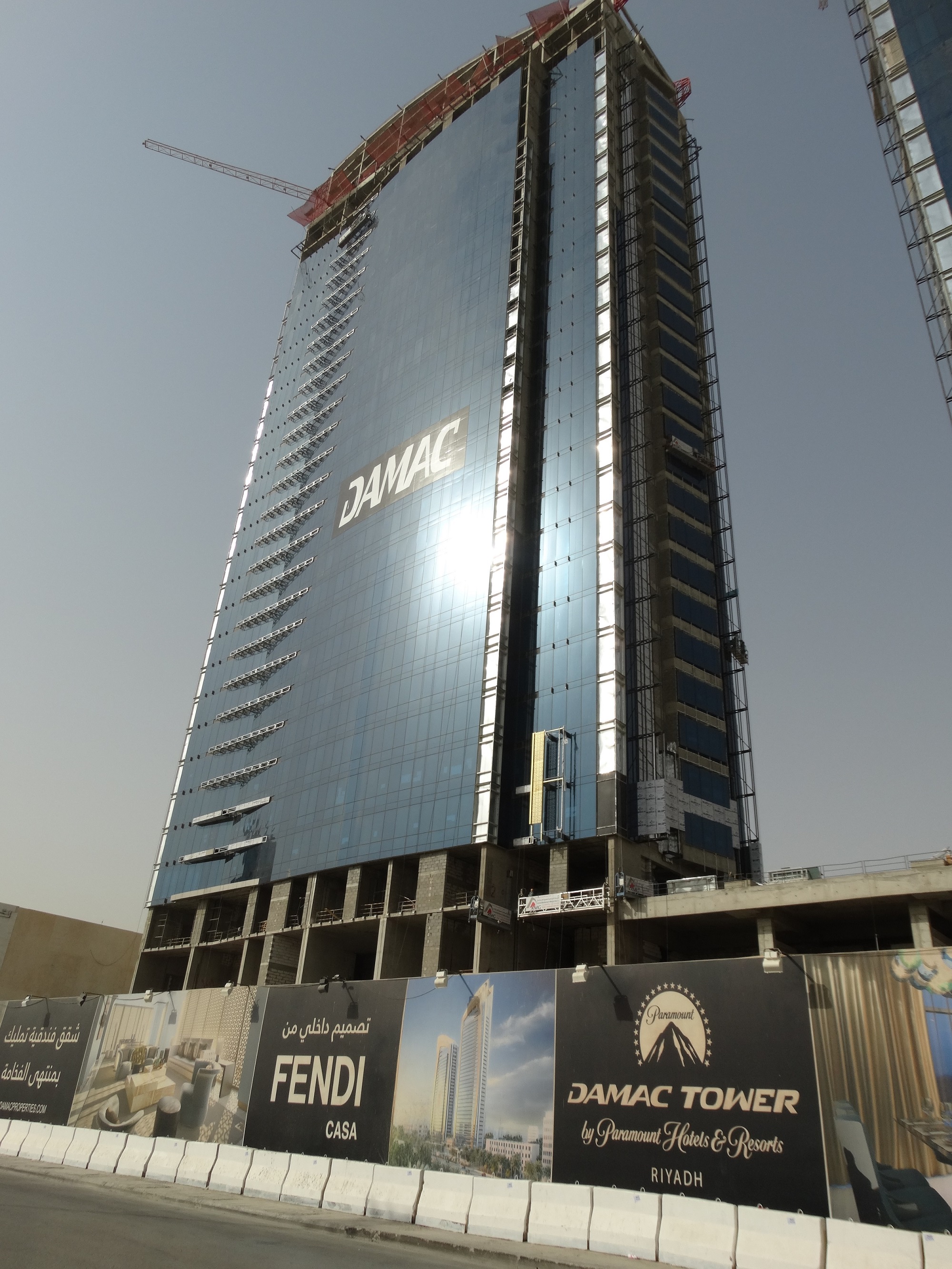 Cladding Work at DAMAC Esclusiva and DAMAC Tower by Paramount Hotels ...