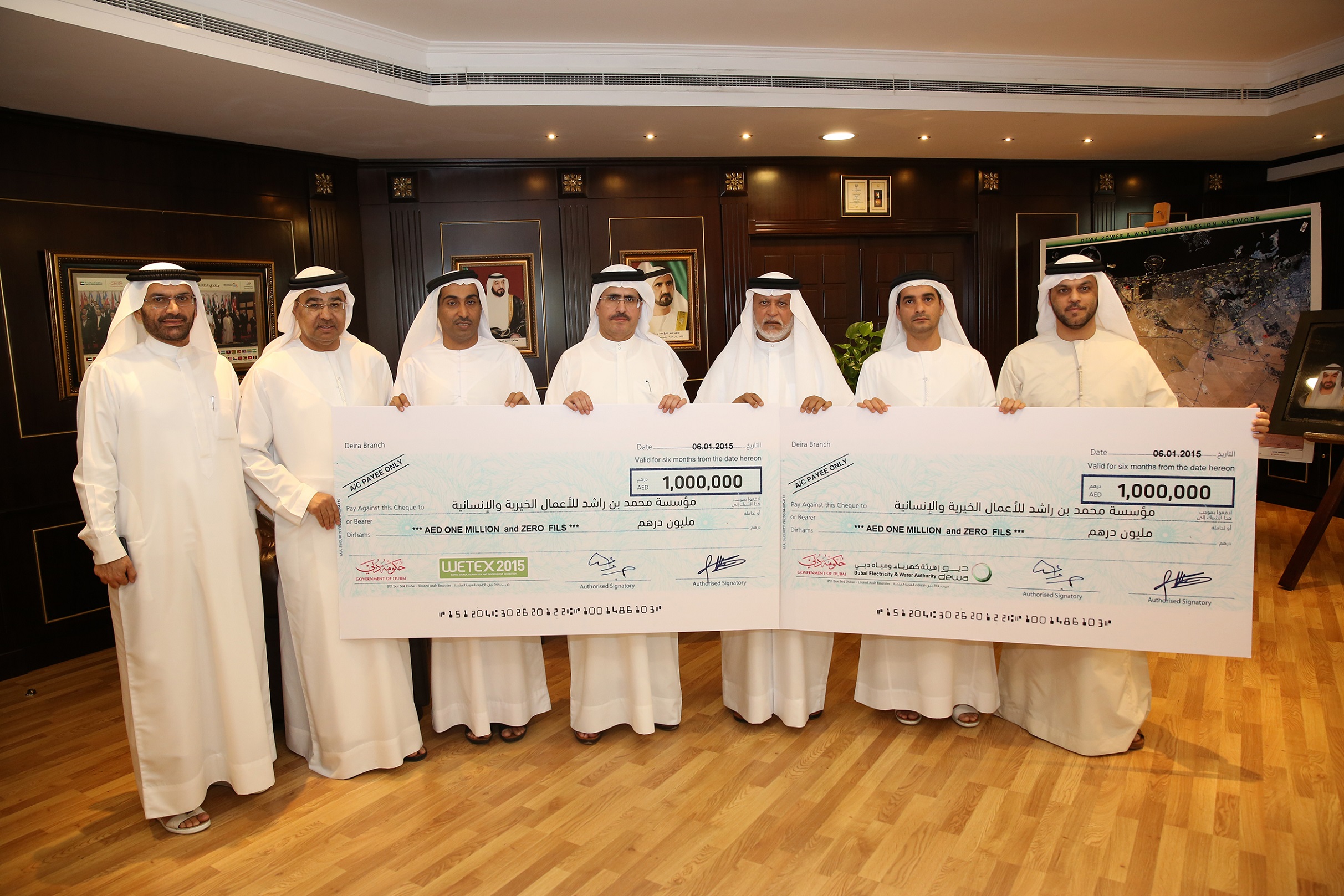 DEWA and WETEX donate AED 2 million for Show Compassion Campaign