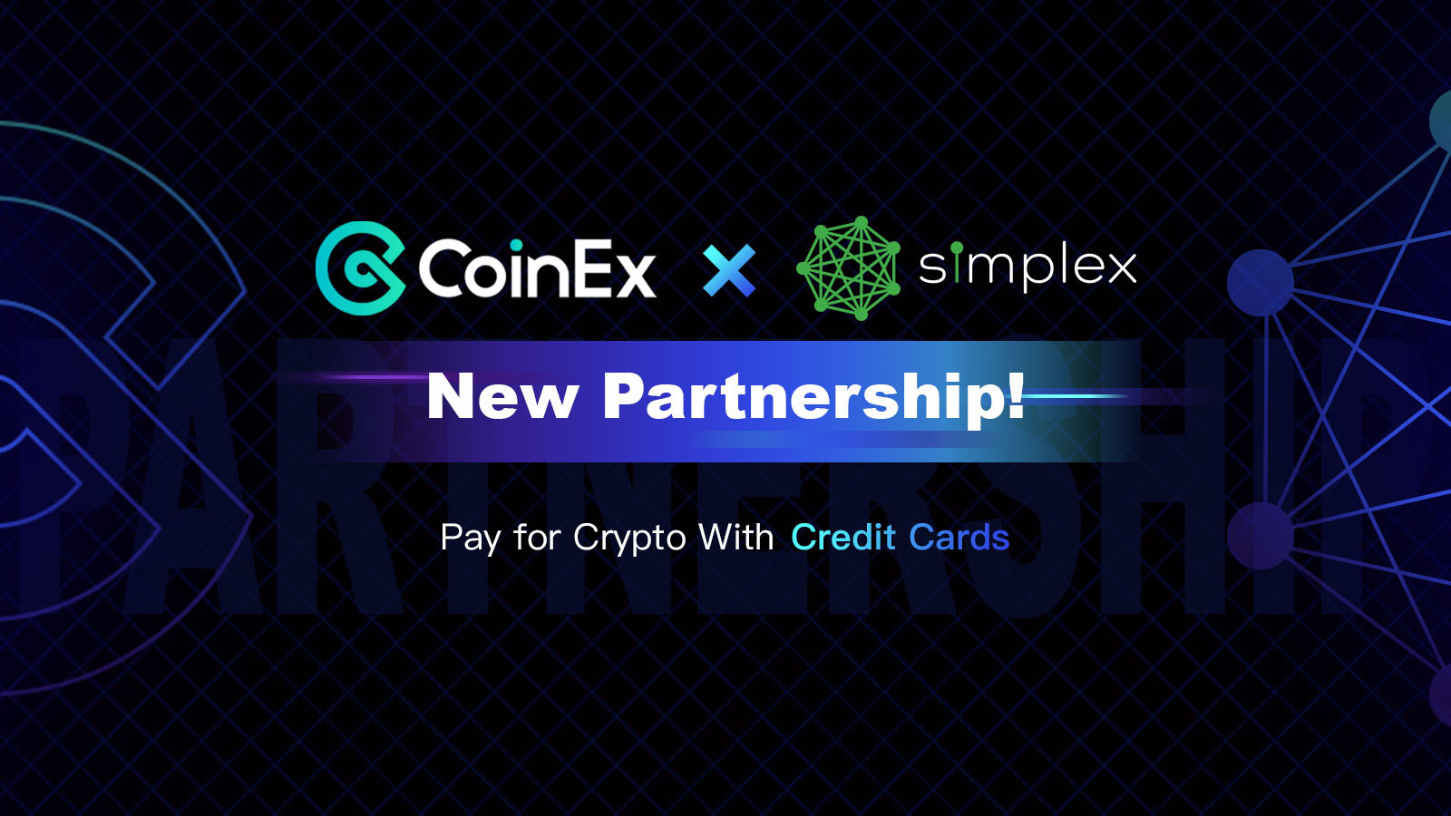 Global Partnership Has Been Formed By Coinex And Simplex To Offer ...