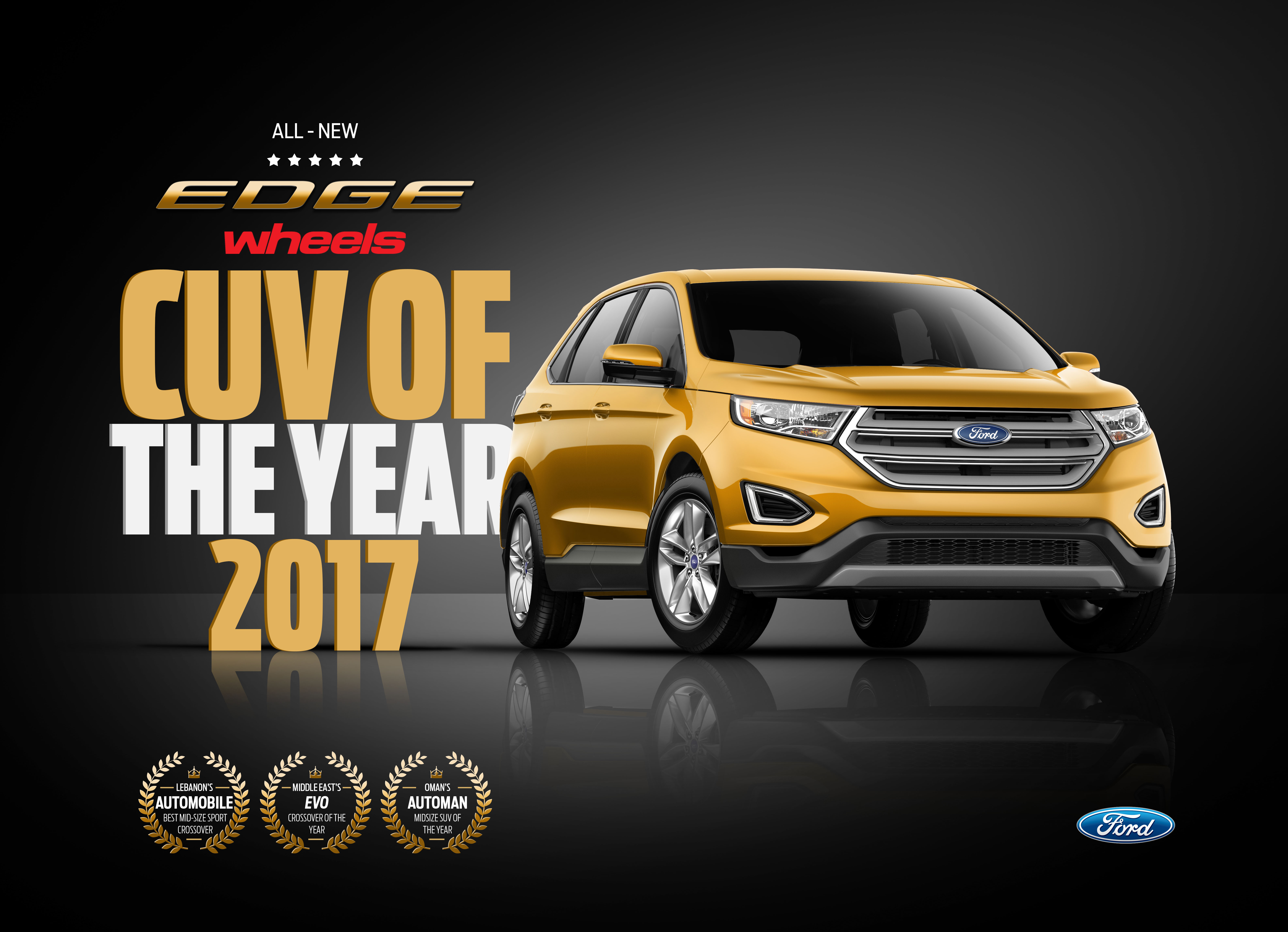 Ford Edge, the Regions Most Nominated CUV, Scoops Another Recognition ...