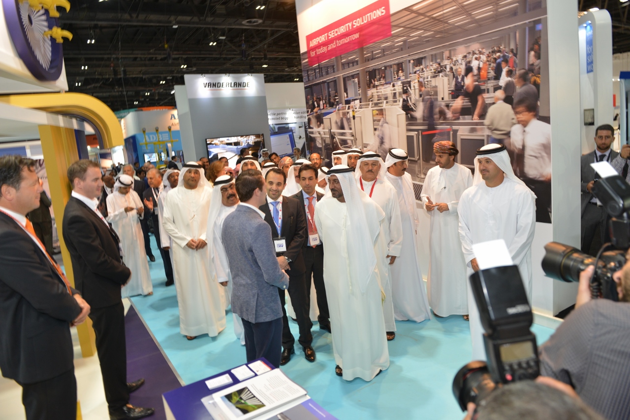 H.H Sheikh Ahmed opens the worlds largest annual airport show