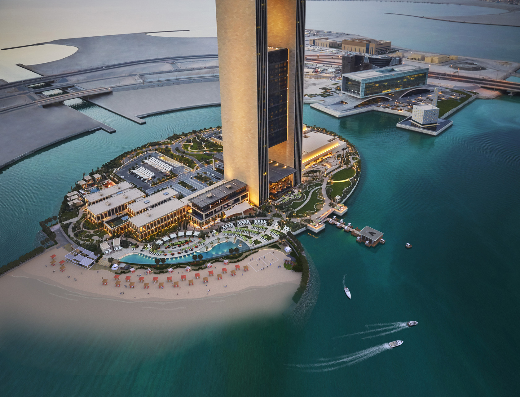 New Beach at Four Seasons Hotel Bahrain Bay Promises a Complete Island ...