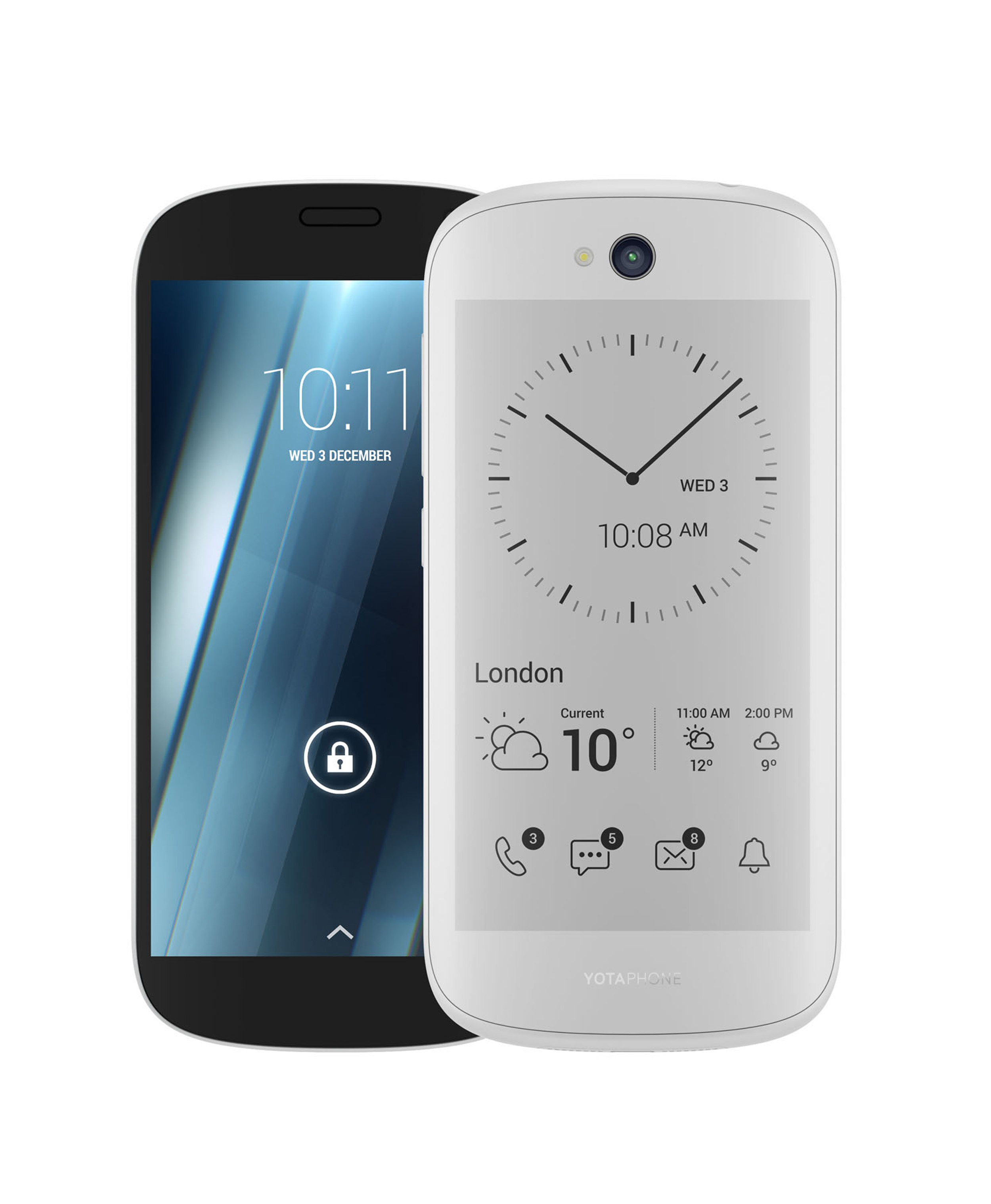 Yota Devices Presents The Yotaphone 2 Limited Edition In White, Along With An Improved Interface ...